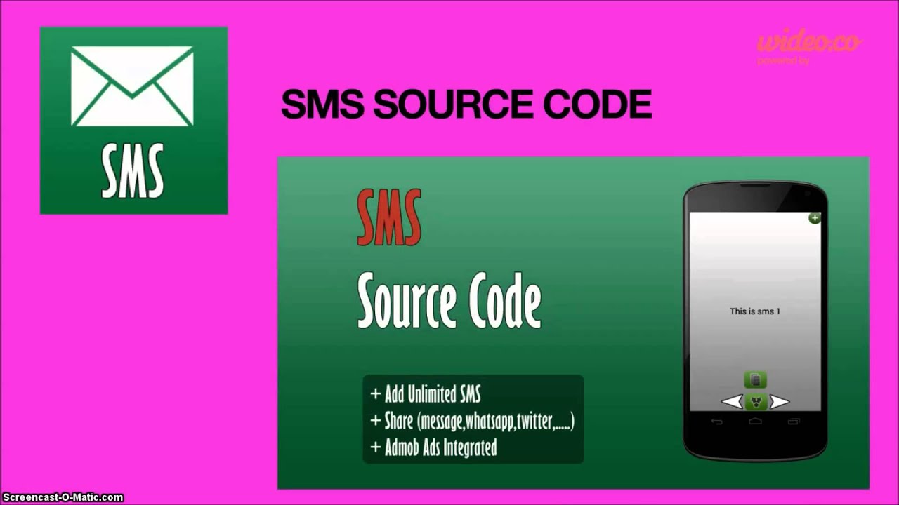Android SMS templates source code