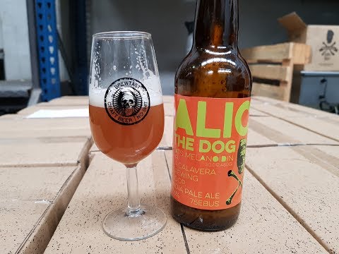 La Calavera Alice The Dog Eats Melanoidin IPA , La Calavera Brewing Coop , Spanish Craft Beer Review
