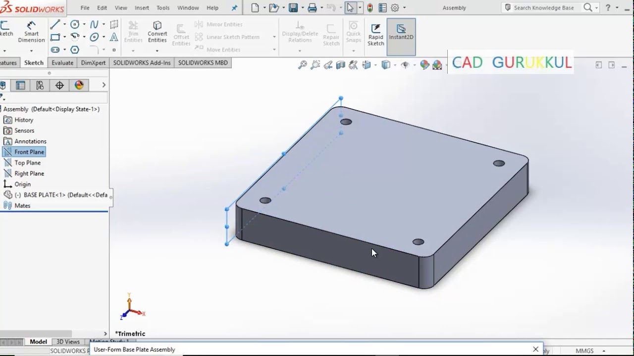 SOLIDWORKS CAD CUSTOMIZATION VBA API
