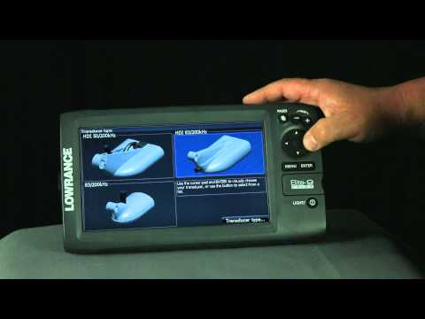 How to Select a Transducer Type on Lowrance® Elite™ units