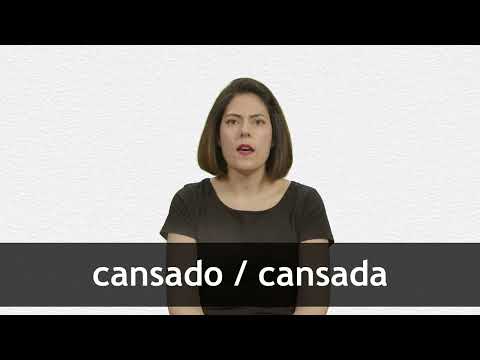Traducción en inglés de “CANSADO” | Collins Diccionario español-inglés