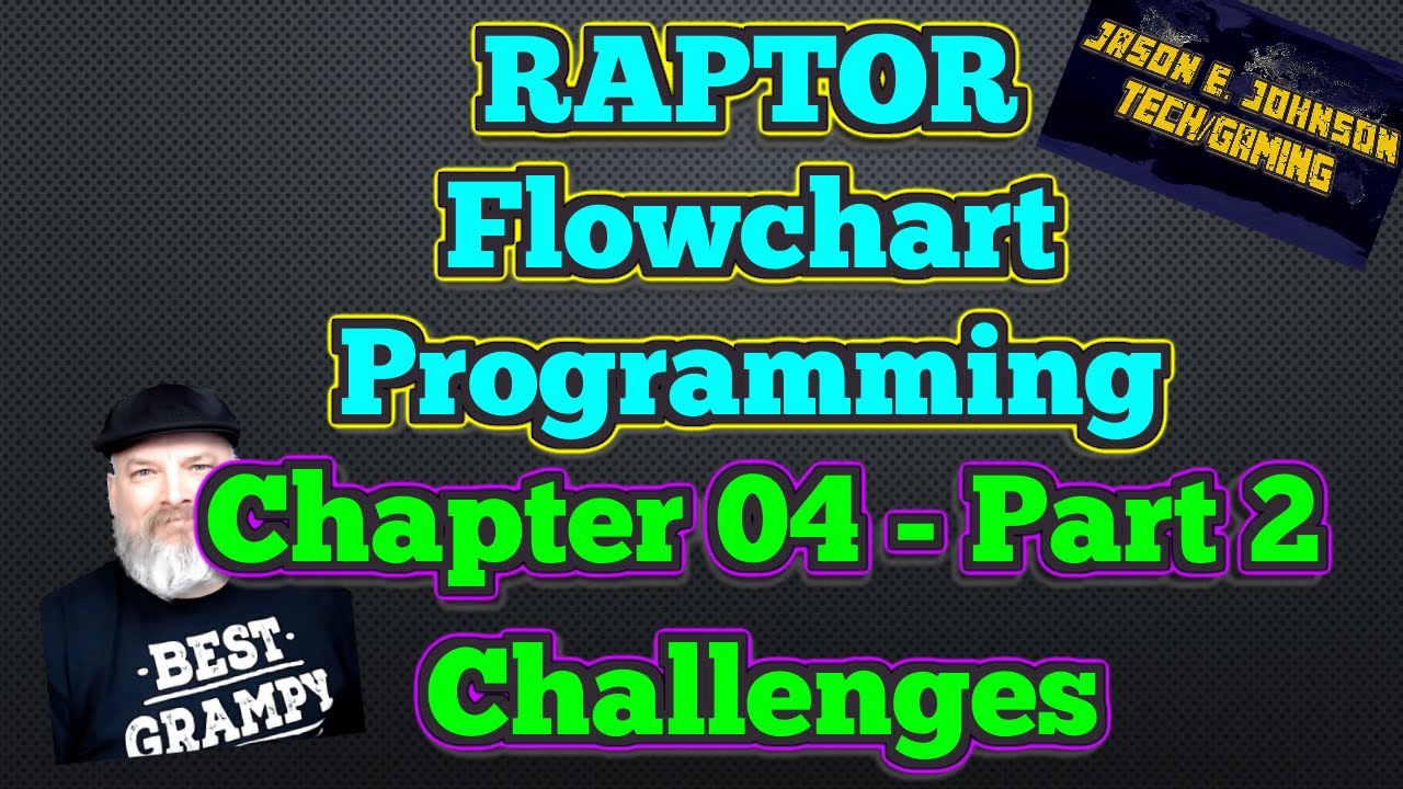 Chapter 04 Challenges, Part 2 = Raptor Flowchart-based Programming Videos Series