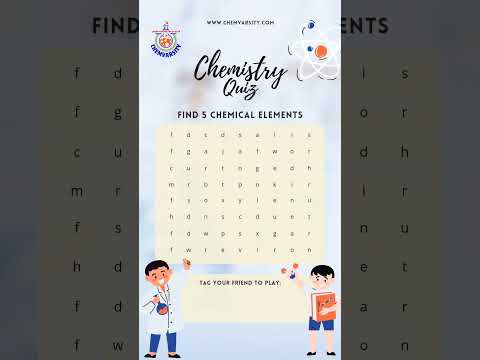 #crossword #chemistry #puzzle