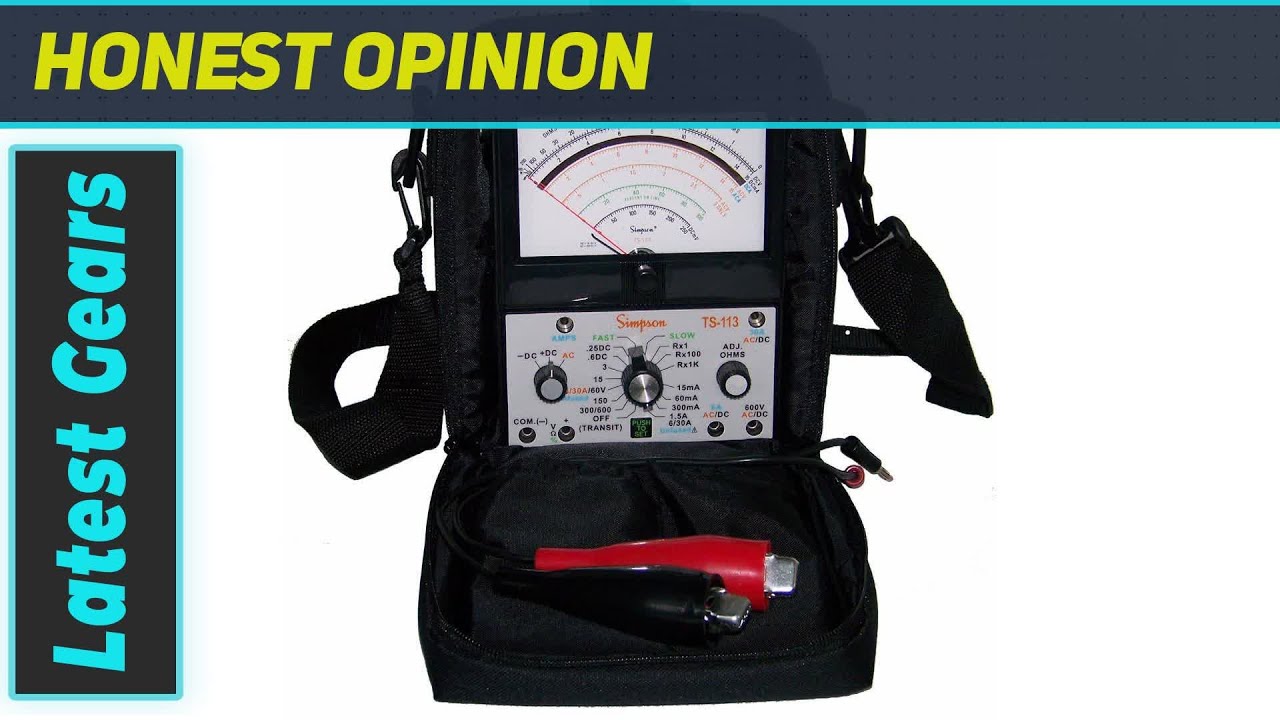 Simpson TS113 Electric Multimeter Review for Railroad Servicing