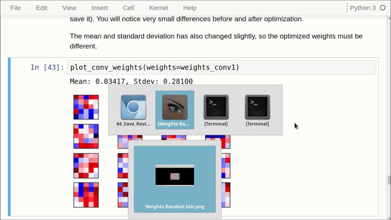 TensorFlow Tutorial #04 Save & Restore