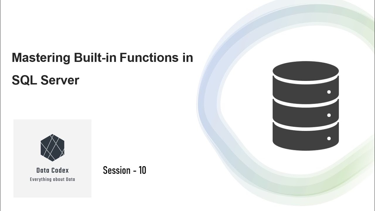 Master Built-in Functions | SQL Server