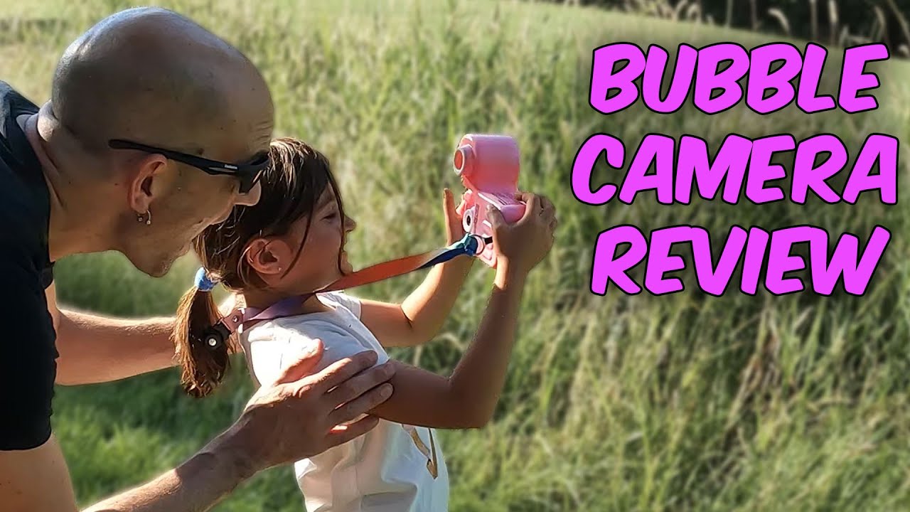 Digital camera that also shoots bubbles!