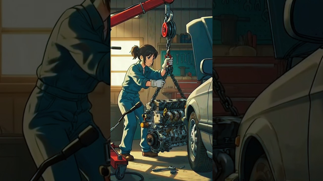 A Day in the Life of a Woman Car Mechanic                                  #mechanic #aiart