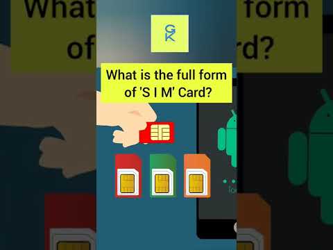 what is the full form of SIM card?#shorts