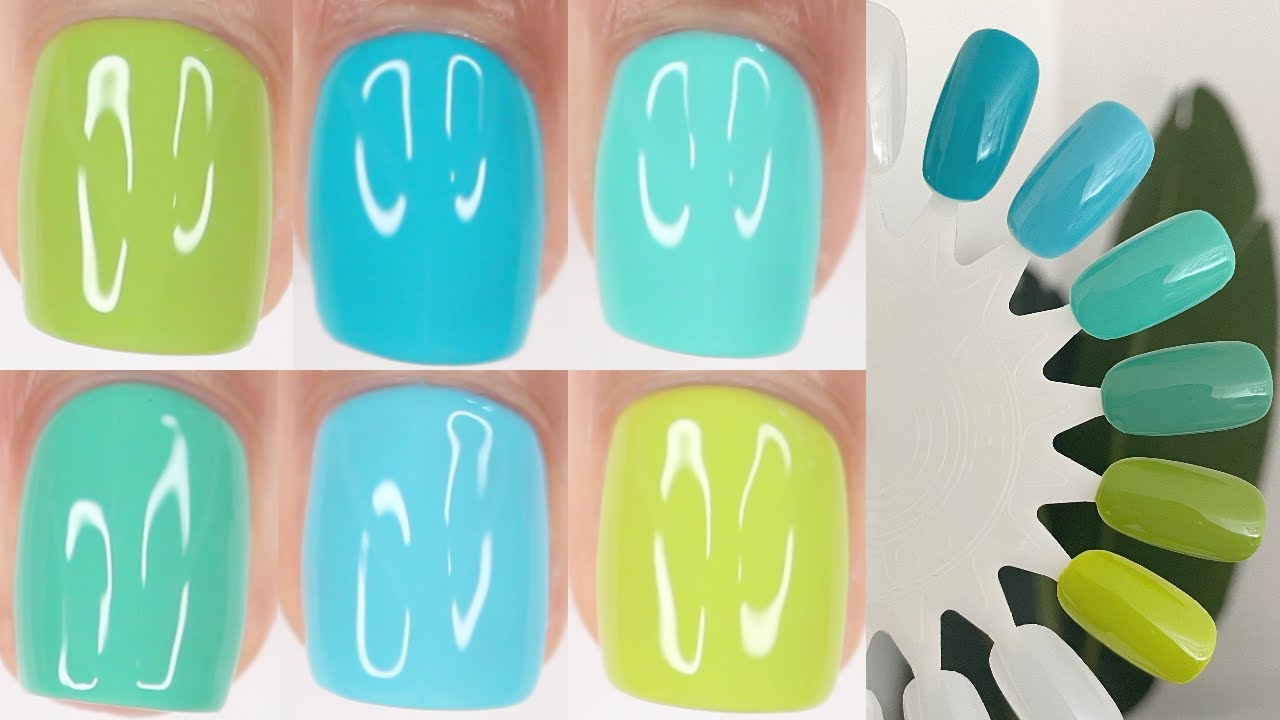 Trying a Gel Nail Kit from AMAZON | nail polishes for spring/summer