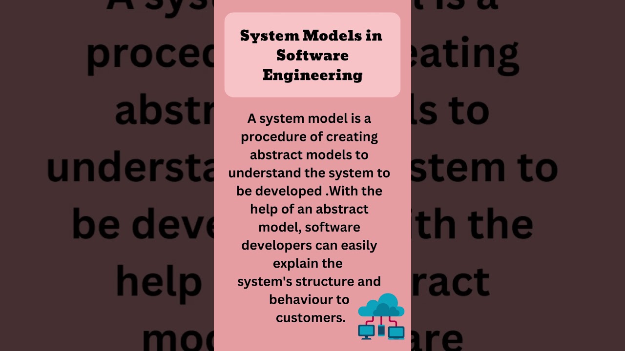 System Models in Software Engineering