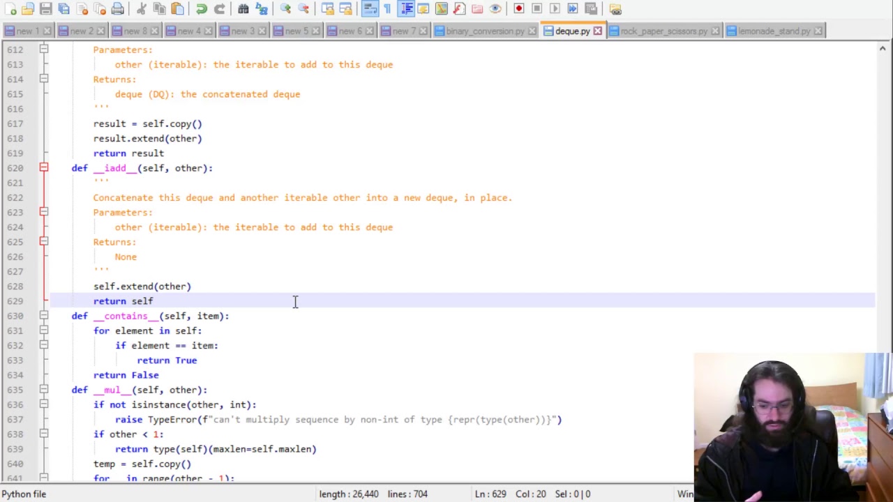 Let's Code Python: Deque, Part 12