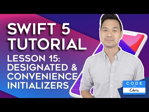 Learn 2020 Swift Tutorial for Beginners Lesson 15 Designated and Convenience initializers - Mind ...