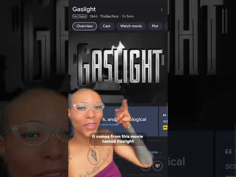Where the term “gaslighting” gets its name 😳🤔 this origin story might surprise you! #psychology