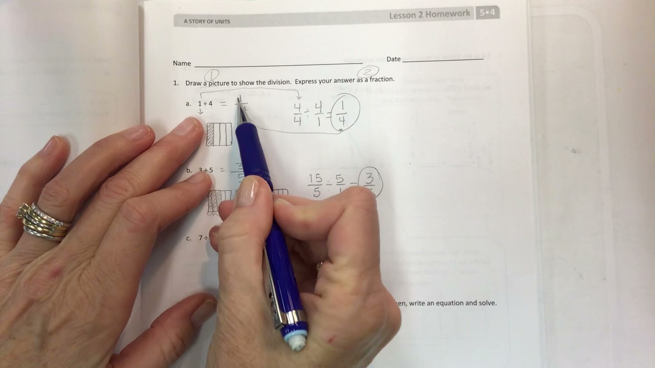 Eureka math grade 5 module 4 lesson 2 homework