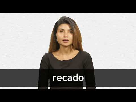 English Translation of “RECADO” | Collins Spanish-English Dictionary