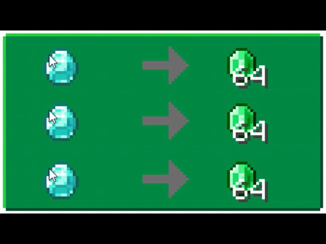 Villagers Trade 64 Emeralds For 1 Diamond [Behaviour Pack] Minecraft ...