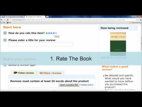 How To Write An Amazon Book Review