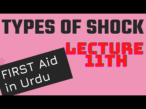 Types Of Shock | Lecture 11thh in Urdu| First Aid Lecture | DIPLOMA AND BS Basharat Ali
