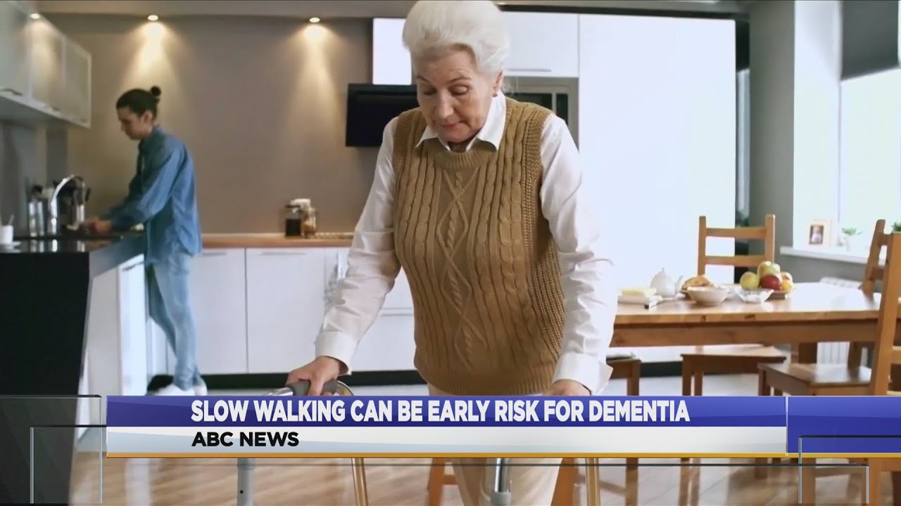 Slow walking can be early risk for dementia