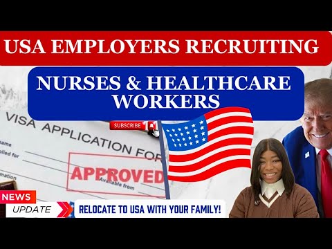 FREE VISA SPONSORSHIP JOBS FOR NURSES & HEALTHCARE WORKERS IN USA 🇺🇸