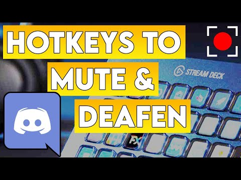 ⌨️🔊 Use Hotkeys in Stream Deck to Mute & Deafen Discord // Tutorial