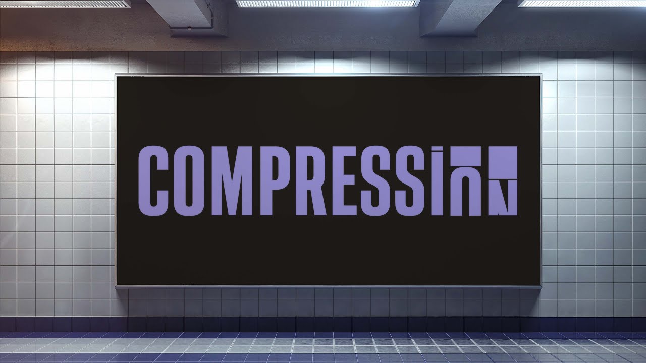 Compression - Animated Typeface