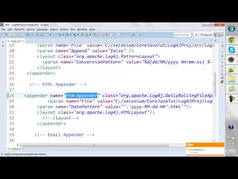49 Apache Log4J API HTML Appender