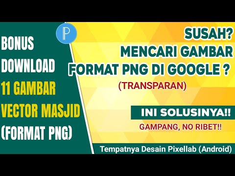 Cara Mencari Gambar Vector Masjid Format PNG di Google || (Bonus 11 Vector Masjid PNG)