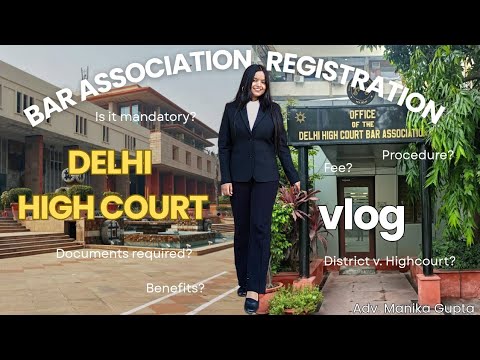 How & Why to register at DELHI HIGH COURT Bar Association| DHBA Membership| A to Z guide 💯🔥🎥
