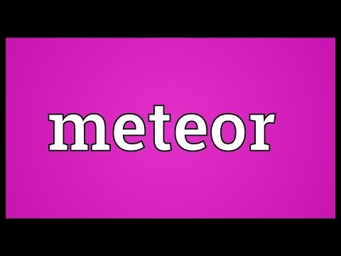 Meteor Meaning