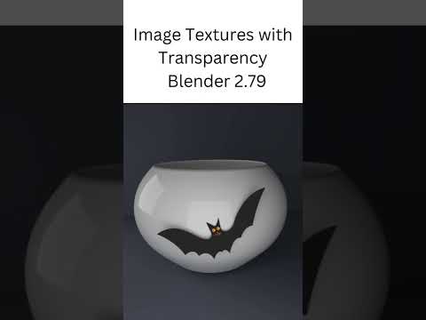 Image Textures with Transparency Blender, 2.79