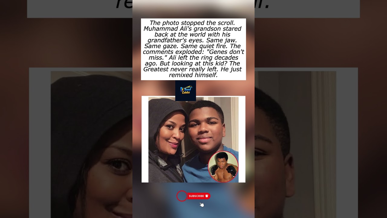 Muhammad Ali's Grandson Looks EXACTLY Like Him – Genes Really Don't Miss! 🤯✨