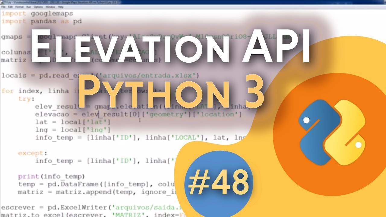 [#48] Google Maps Elevation API no Python