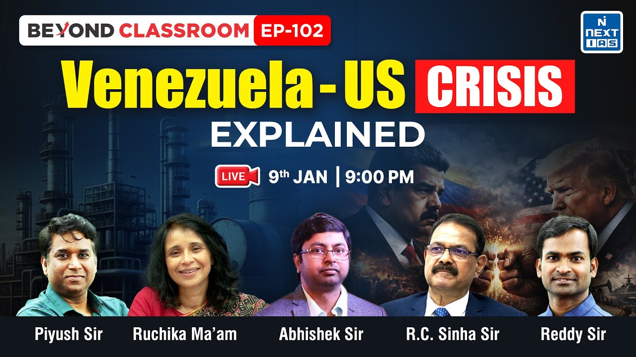 Venezuela–US Crisis Explained | Sanctions, Oil Politics & Global Impact | Beyond Classroom LIVE