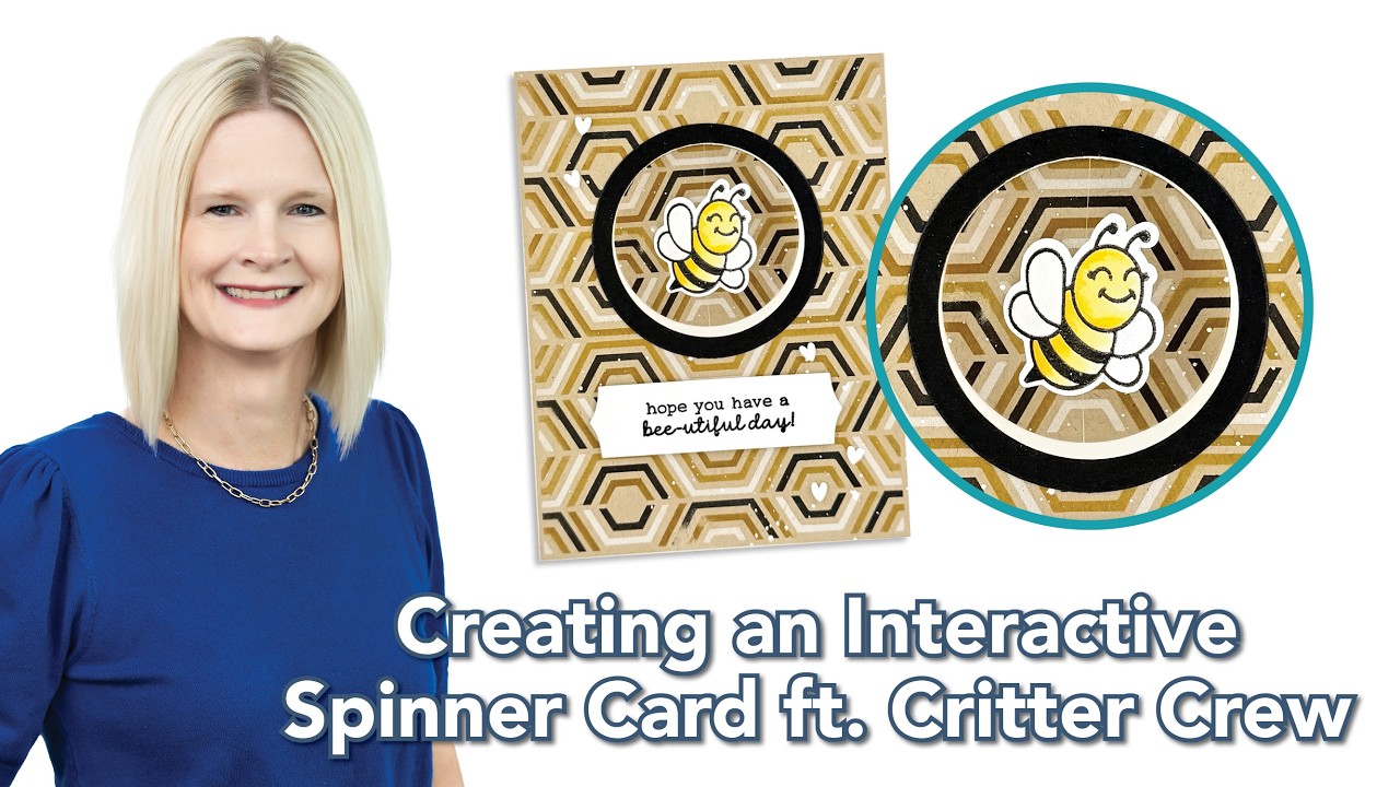 Creating an Interactive Spinner Card & Mirror Mat Tutorial