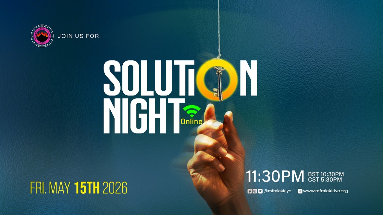 Solution Night Online | Live Virtual Gathering | 15th May 2026