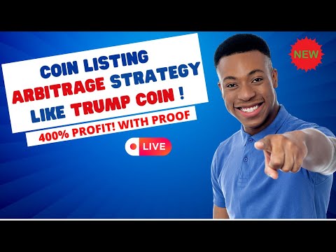 Coin Listing Arbitrage Explained: Earn 400% Profit Like the Trump Coin Launch!