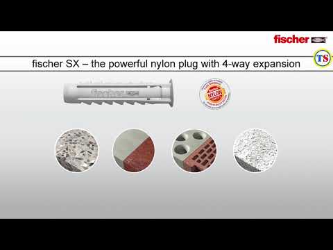 Fischer Nylon UX-R Universal Plug with Rim 6 x 35mm | Toolstation