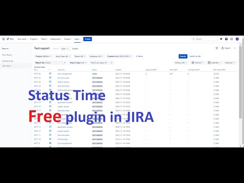 Status time free plugin for Jira