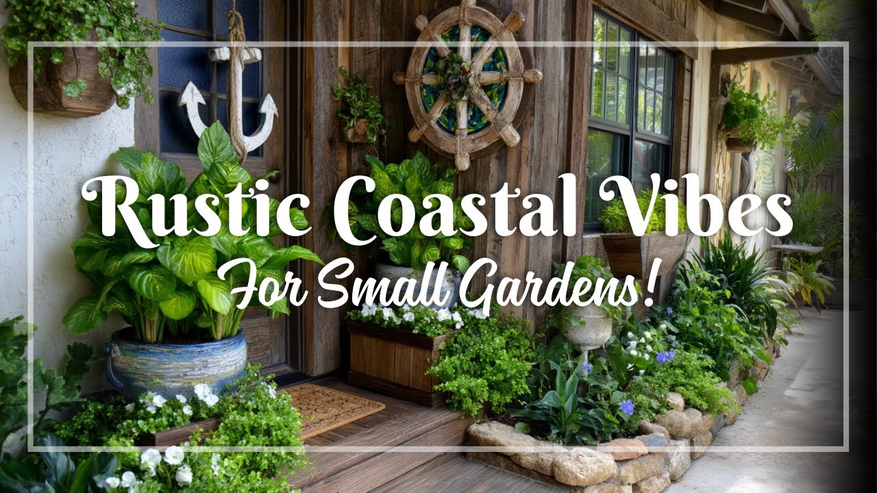 Rustic Coastal Garden Ideas: Small-Yard Designs Inspired by the Seaside