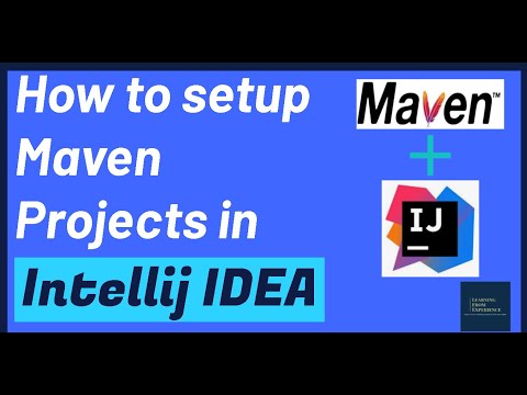 How to Setup Maven Project in Intellij IDEA and add Dependencies