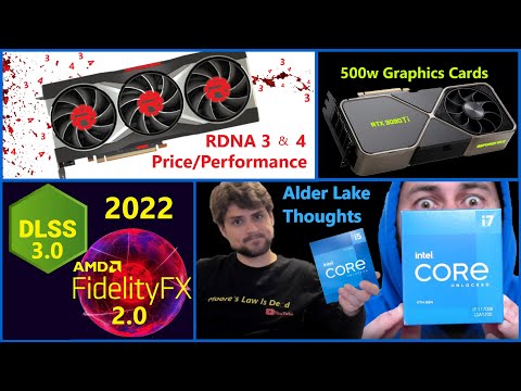 RDNA 3 Pricing, 500w Nvidia Lovelace, FSR v DLSS, Alder Lake | Hardware Unboxed | Broken Silicon 127