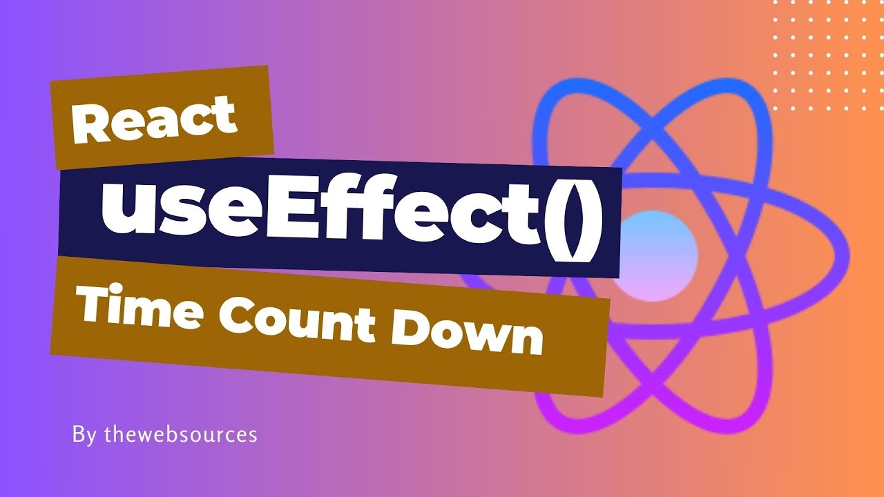 How to create count down using useEffect | React Hook