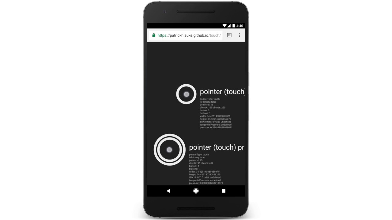 Pointer Events now in Chrome.