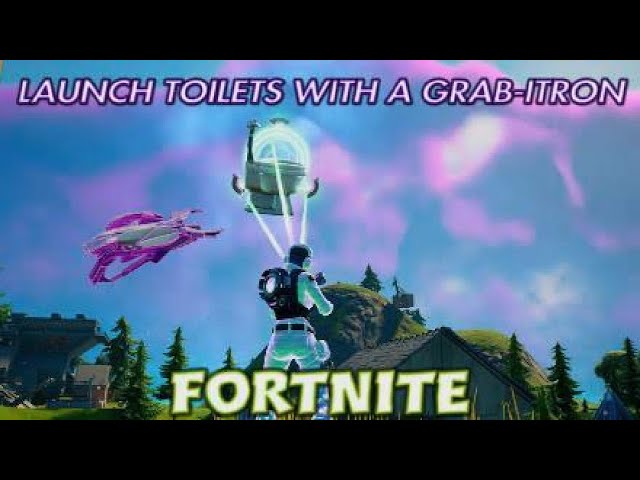 Fortnite Grabitron location: How to launch toilets with a Grabitron in ...