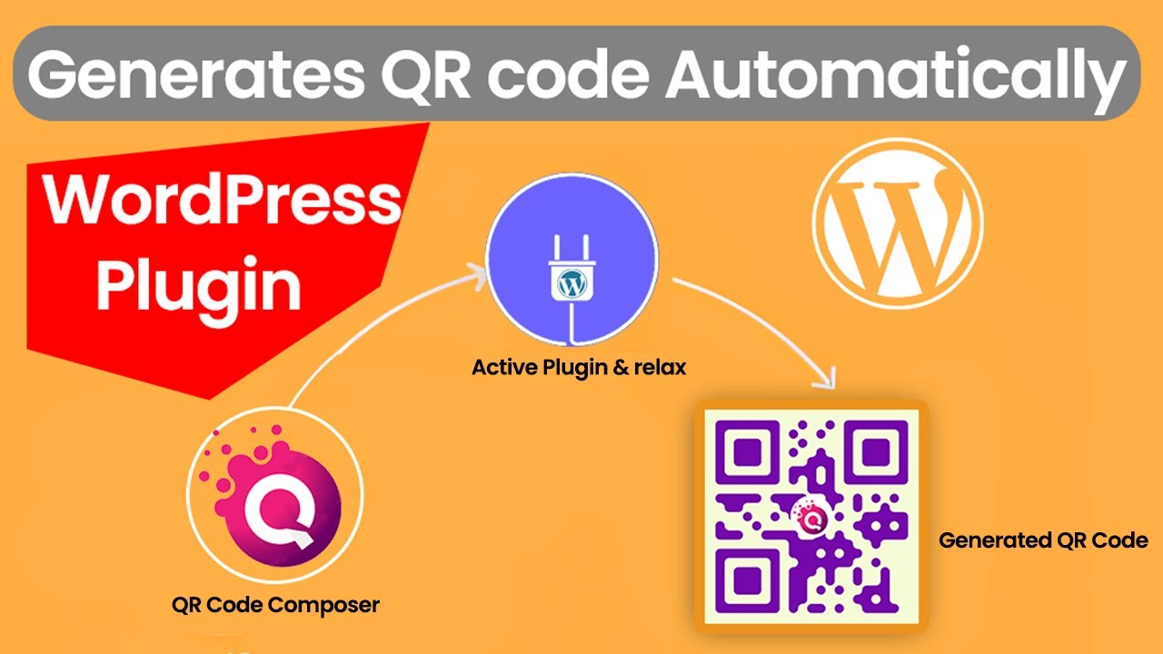Auto Generate QR Code for WordPress | QR code composer | WordPress QR Generator Plugin | Sharabindu