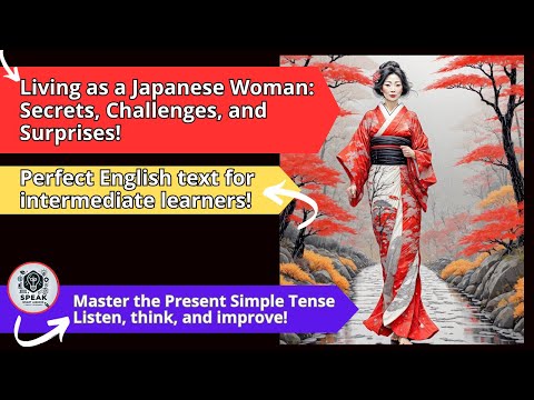 Living as a Japanese Woman | Perfect English for intermidiate learners.