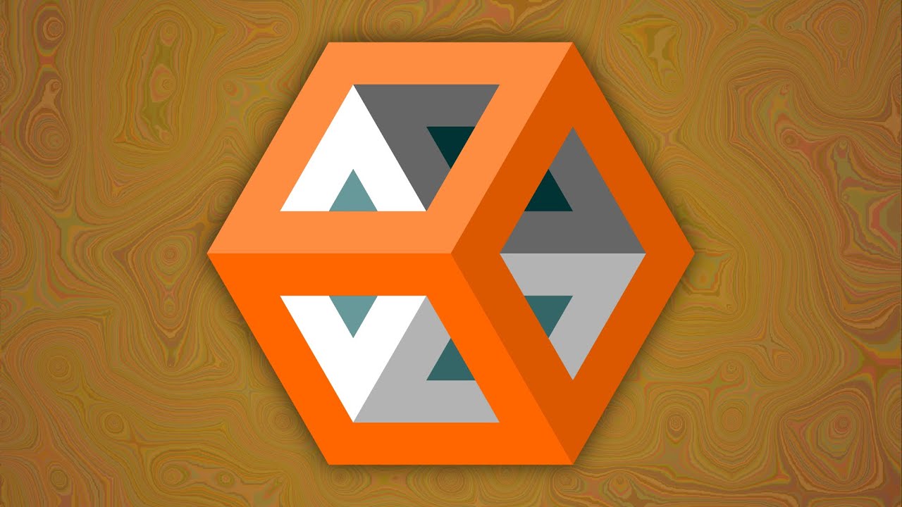 Adobe illustrator tutorials | 3d logo design | Hexagonal | Polygon | 005