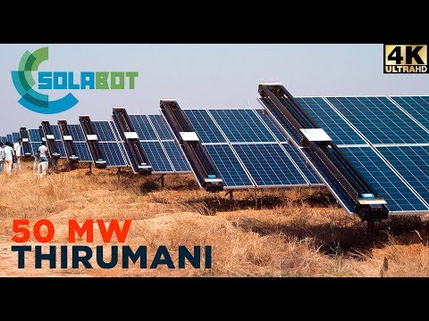 Manufacturer of PV Module Cleaning Robotic system - Trackers & PV ...